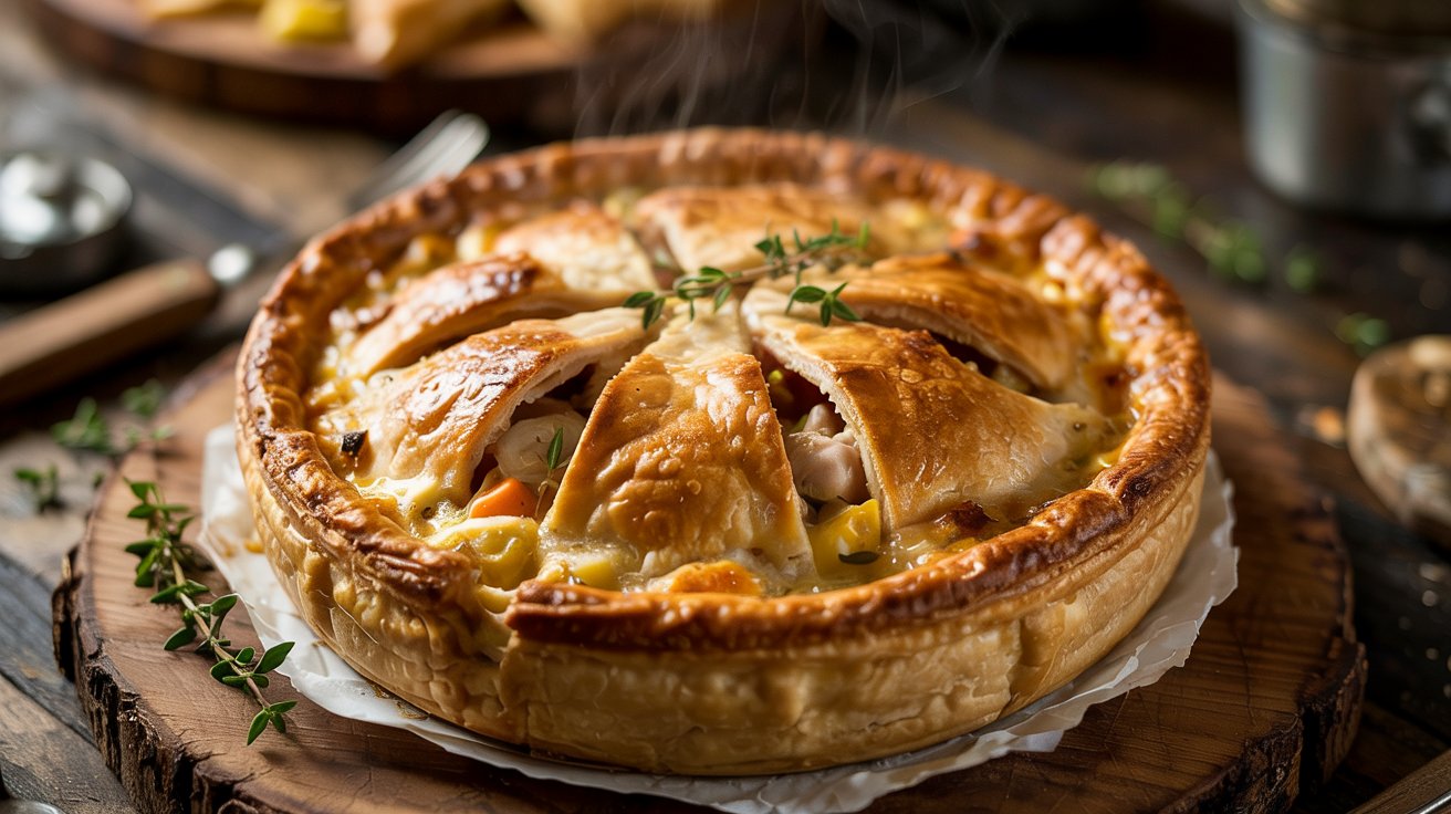 Lighter Chicken Pot Pie - Nutritious Creations